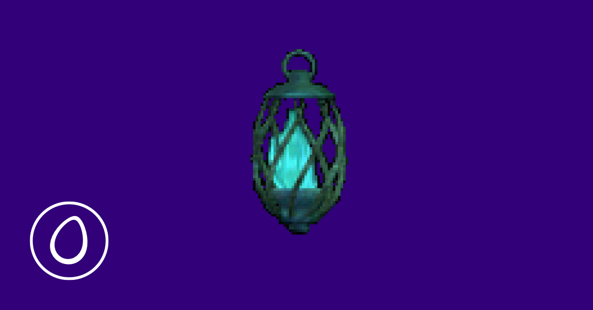 Garden Box Blue Fire Lanterns - EemFoo